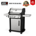 NEW!! Weber Spirit SP-335 Gas Grill Stainless Steel WITH FREE COVER an ...